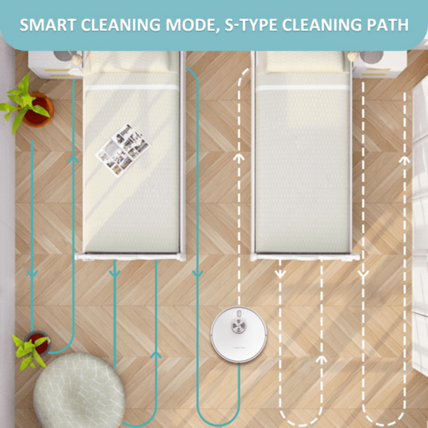 Strong Tesvor S6 Turbo Robot Vacuum | 2-in-1 | Tesvor Aus